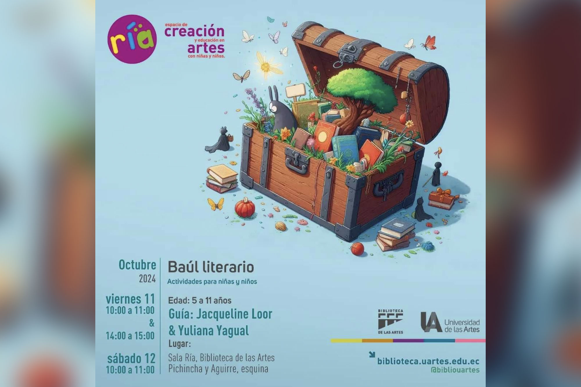 Universidad de las Artes - Literatura y arte se fusionan en un “Baúl ...